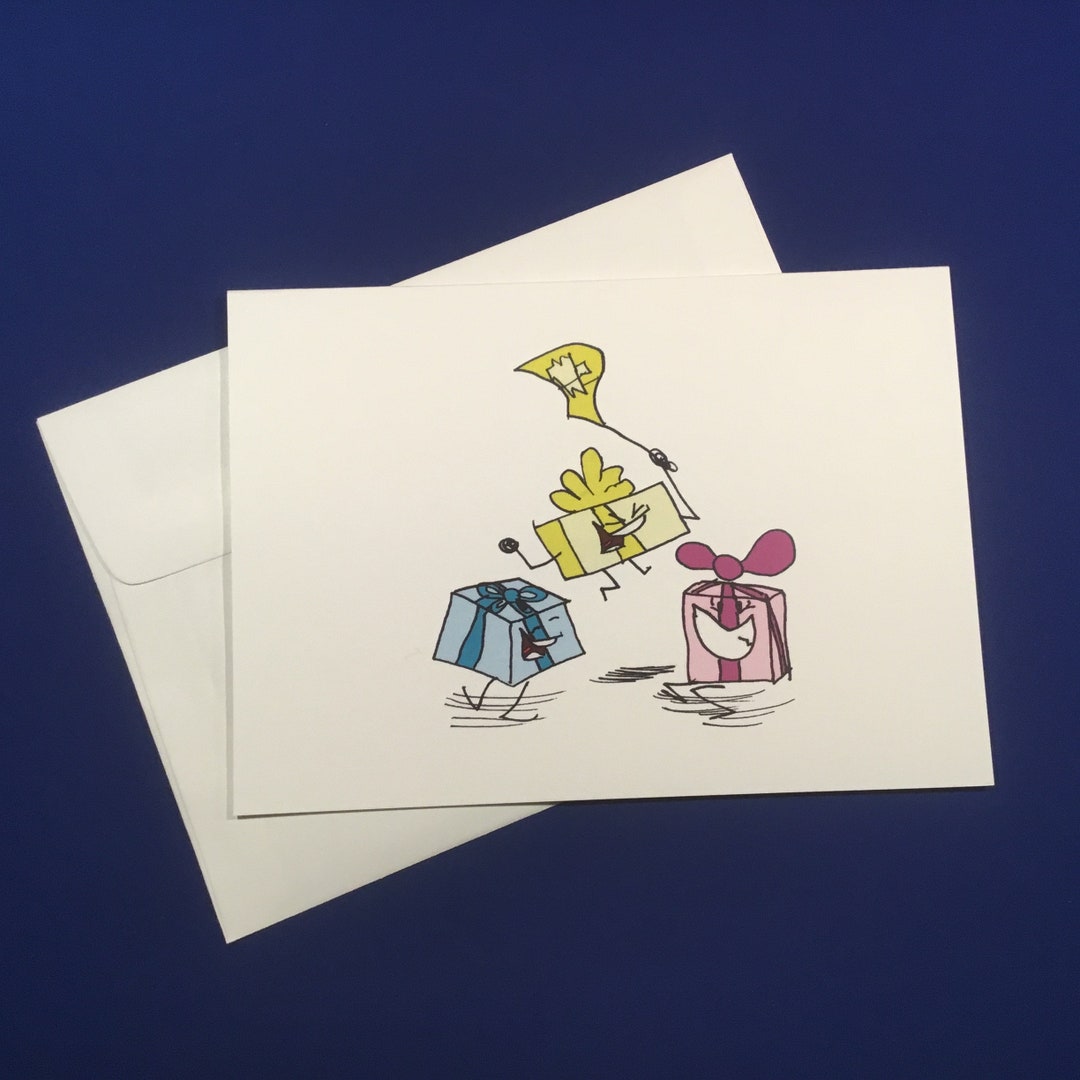 Laughing Boxes Celebration Card - Etsy