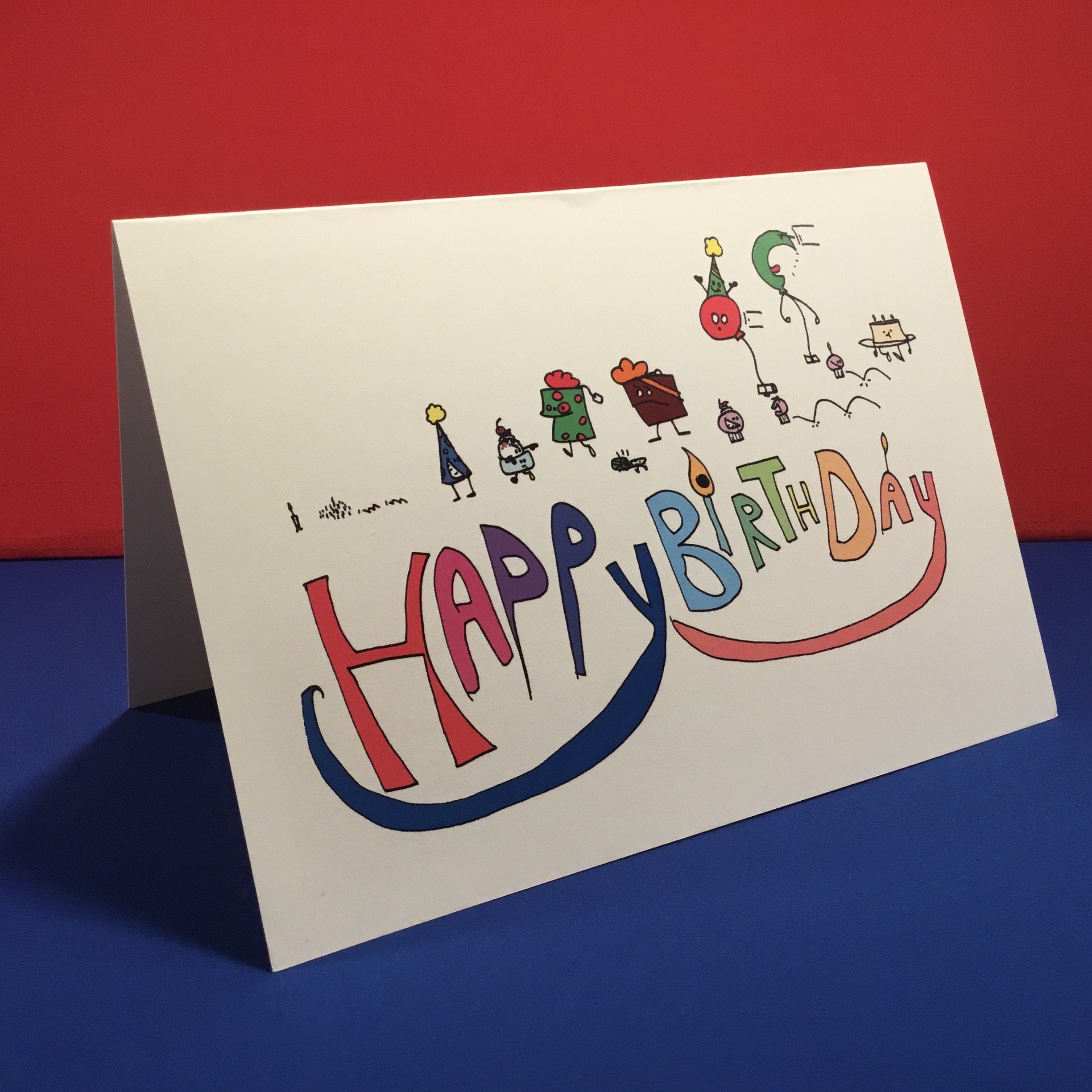 Happy Birthday Parade Card - Etsy