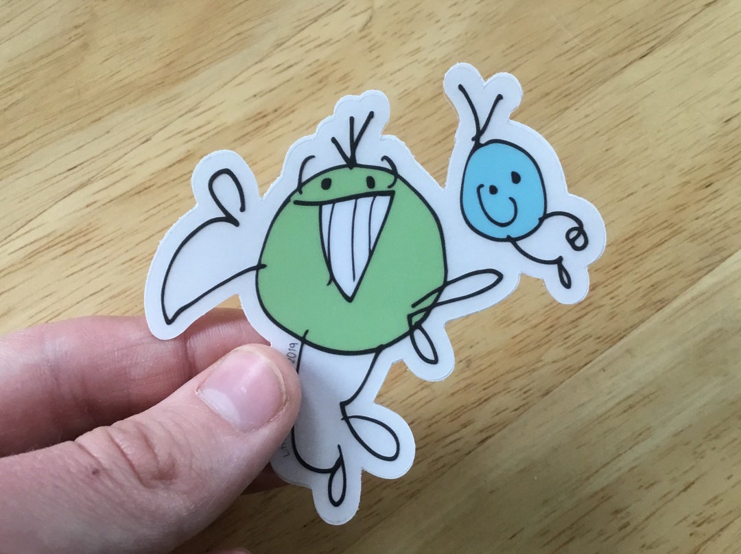 Vinyl Barry & Larry Sticker - Etsy