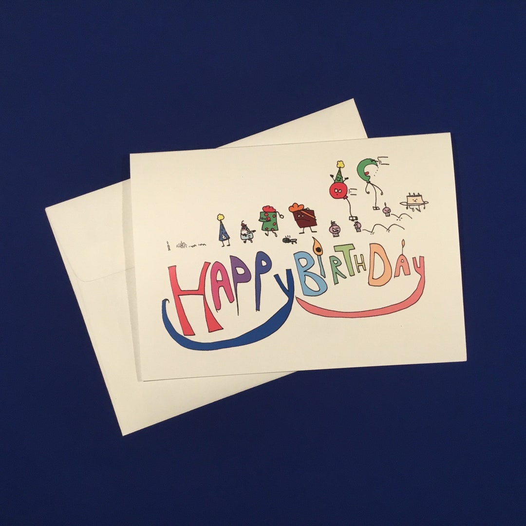 Happy Birthday Parade Card - Etsy
