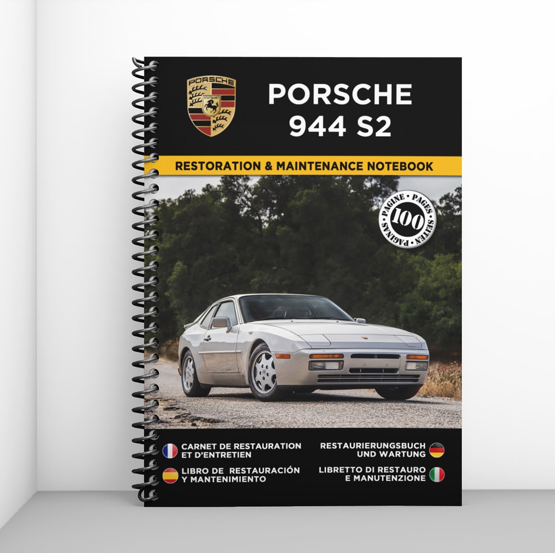 PORSCHE 944 Restoration and Maintenance Notebook Free - Etsy