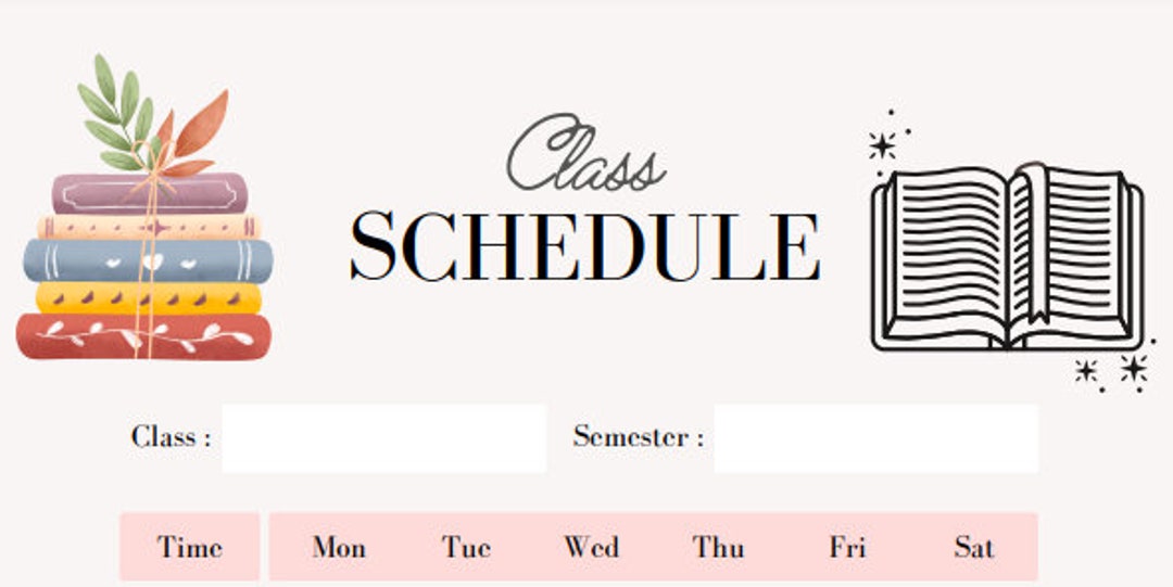 Printable Student Planner: 2023-2024 School Year - Etsy