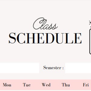 Printable Student Planner: 2023-2024 School Year - Etsy