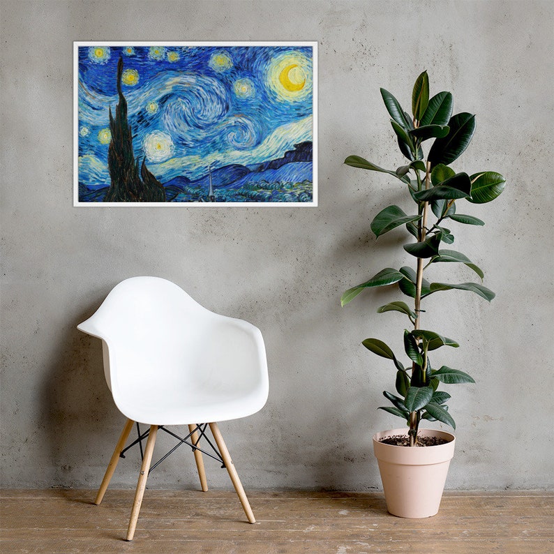The Starry Night Poster - Etsy