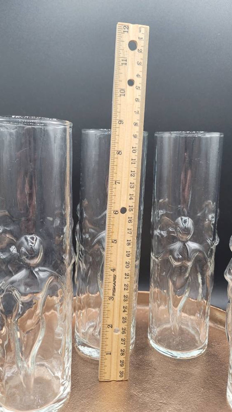 1950s Libbey Glass Mid-century la Femme Cocktail Glasses Set of 6 - Etsy
