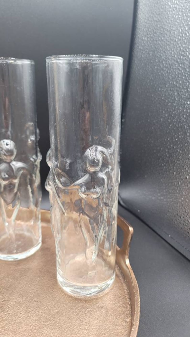 1950s Libbey Glass Mid-century la Femme Cocktail Glasses Set of 6 - Etsy