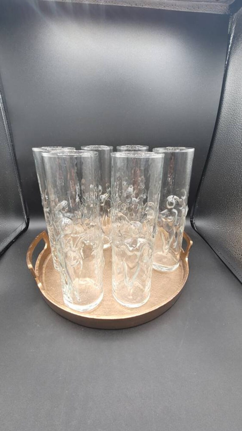 1950s Libbey Glass Mid-century la Femme Cocktail Glasses Set of 6 - Etsy