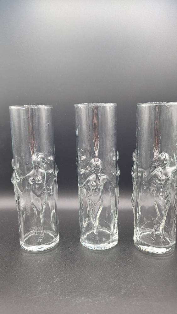 1950s Libbey Glass Mid-century la Femme Cocktail Glasses Set of 6 - Etsy