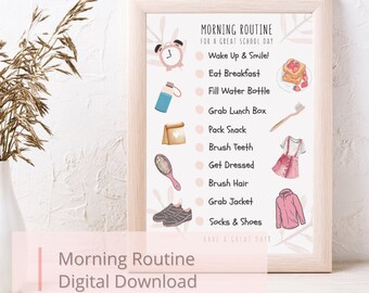 Morning Routine Digital Download - Etsy