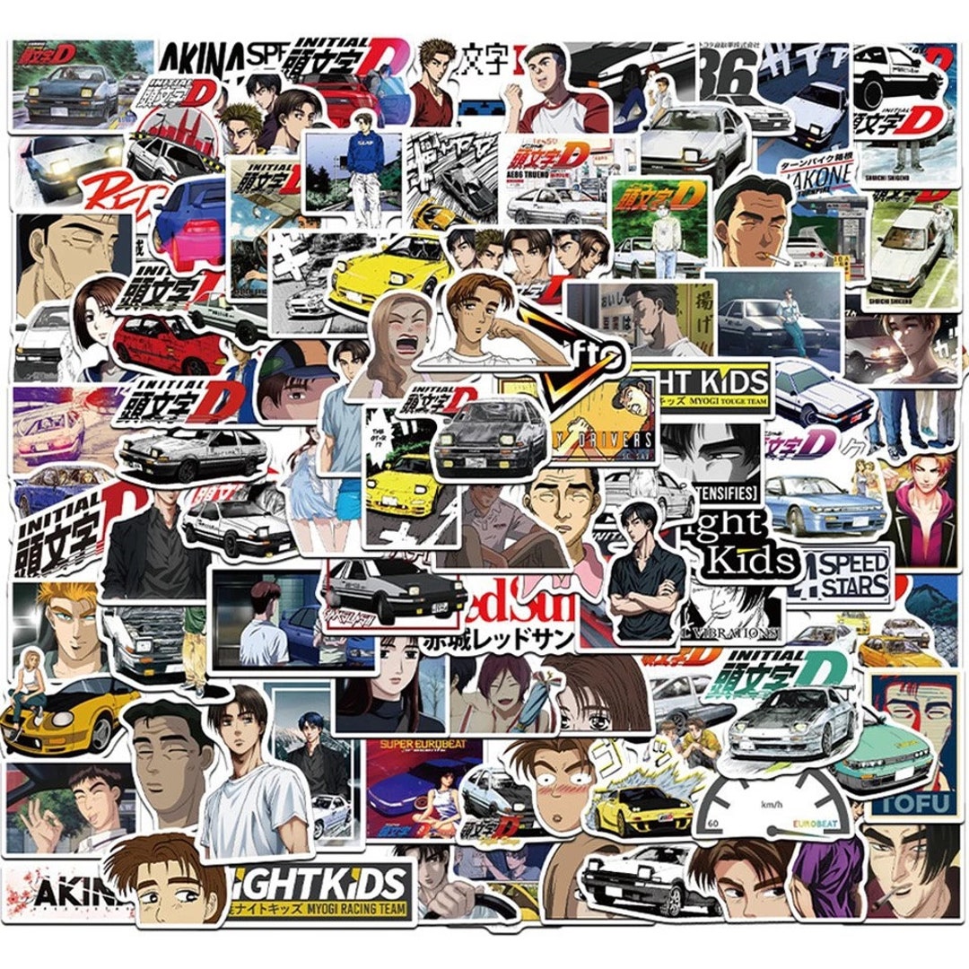Initial D Sticker Pack - Etsy