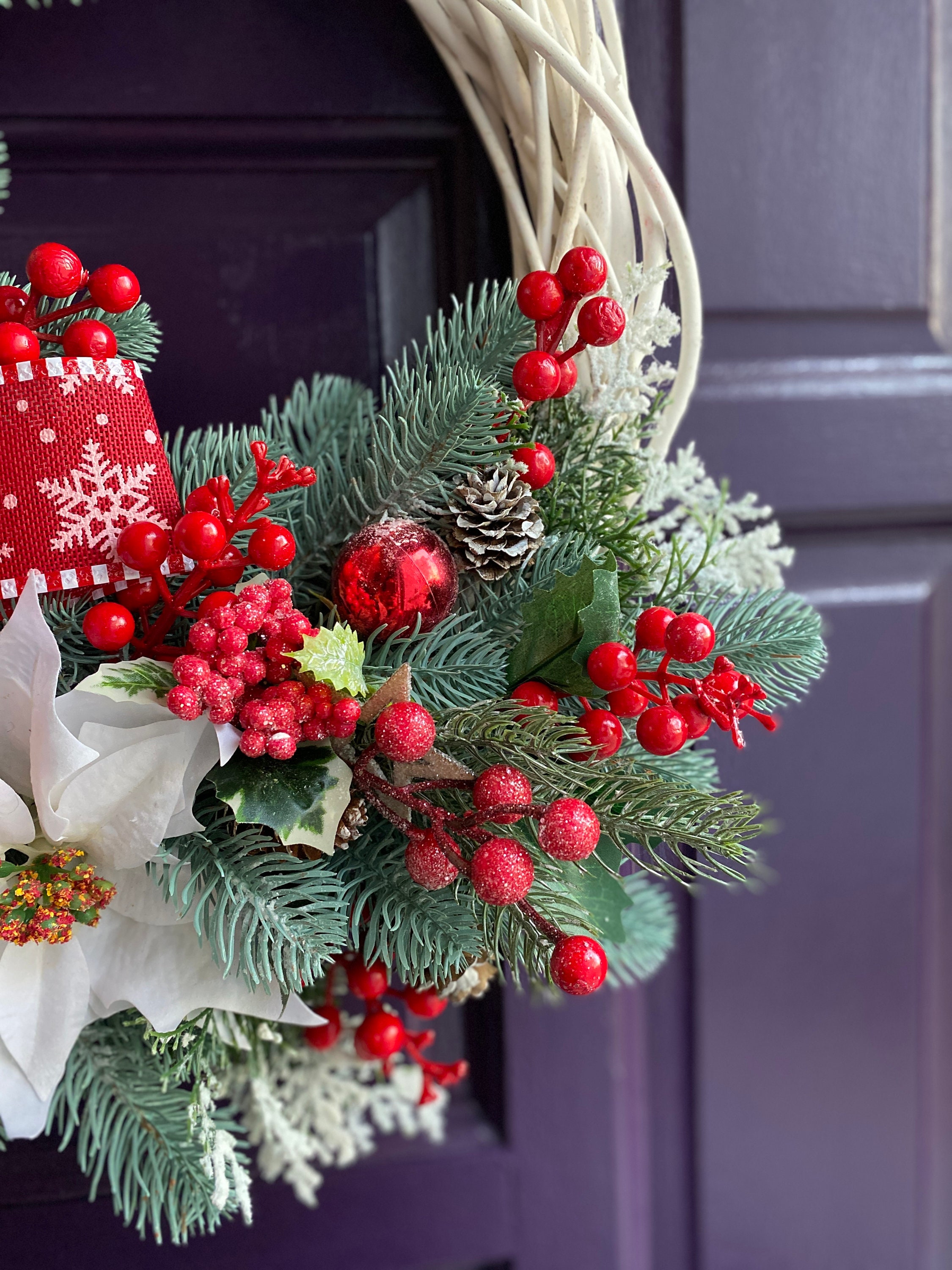 Christmas Front Door Decor Christmas Indoor and Outdoor - Etsy