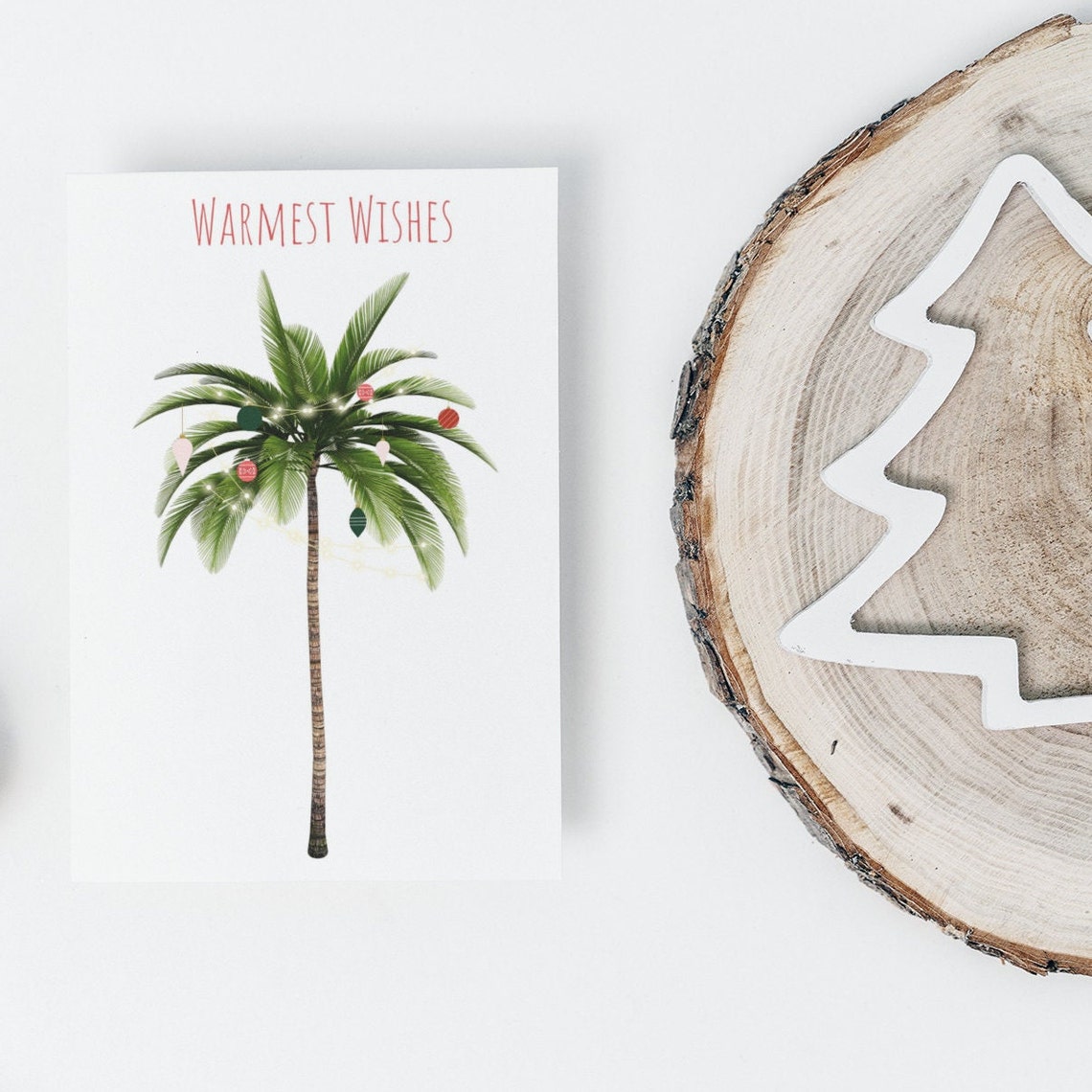 Tropical Christmas Cards, Personalized Christmas Cards, Palm Tree ...