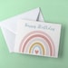 Boho Rainbow Birthday, Boho Birthday Card, Happy Birthday, Digital ...