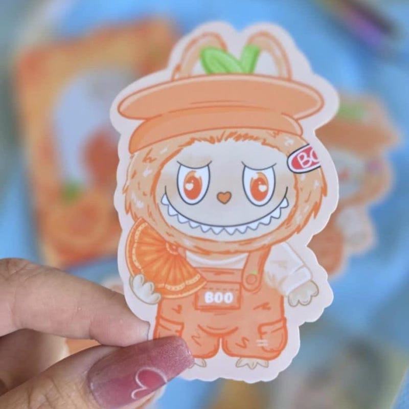 La Boo Boo Doll Keychain - Etsy