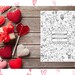 Giant Valentine’s Day Coloring Poster Activity and Decor /digital ...