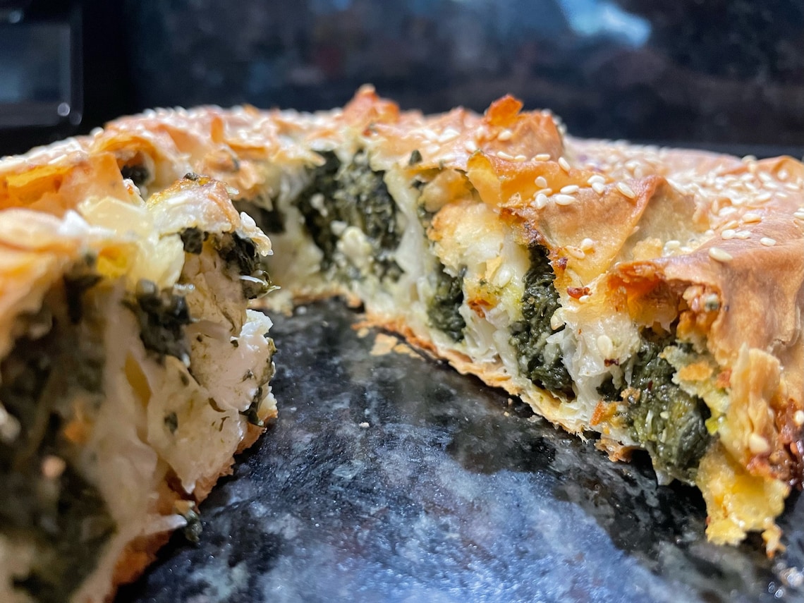 Spanakopita Striftí - Spinach Pie - Etsy
