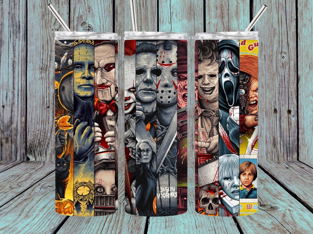 Horror Gang Halloween Horror Movie 30oz Tumbler Scary - Etsy