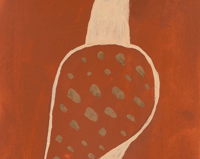 White Pigeon on Rust - Etsy