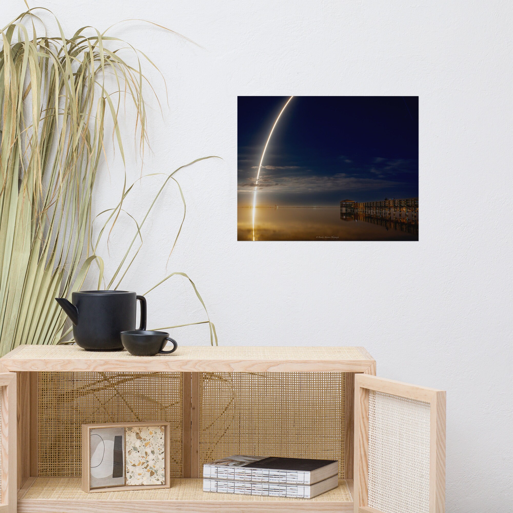 Spacex Falcon 9 Launch Poster Print, Starlink Group 5-3, Space Theme ...