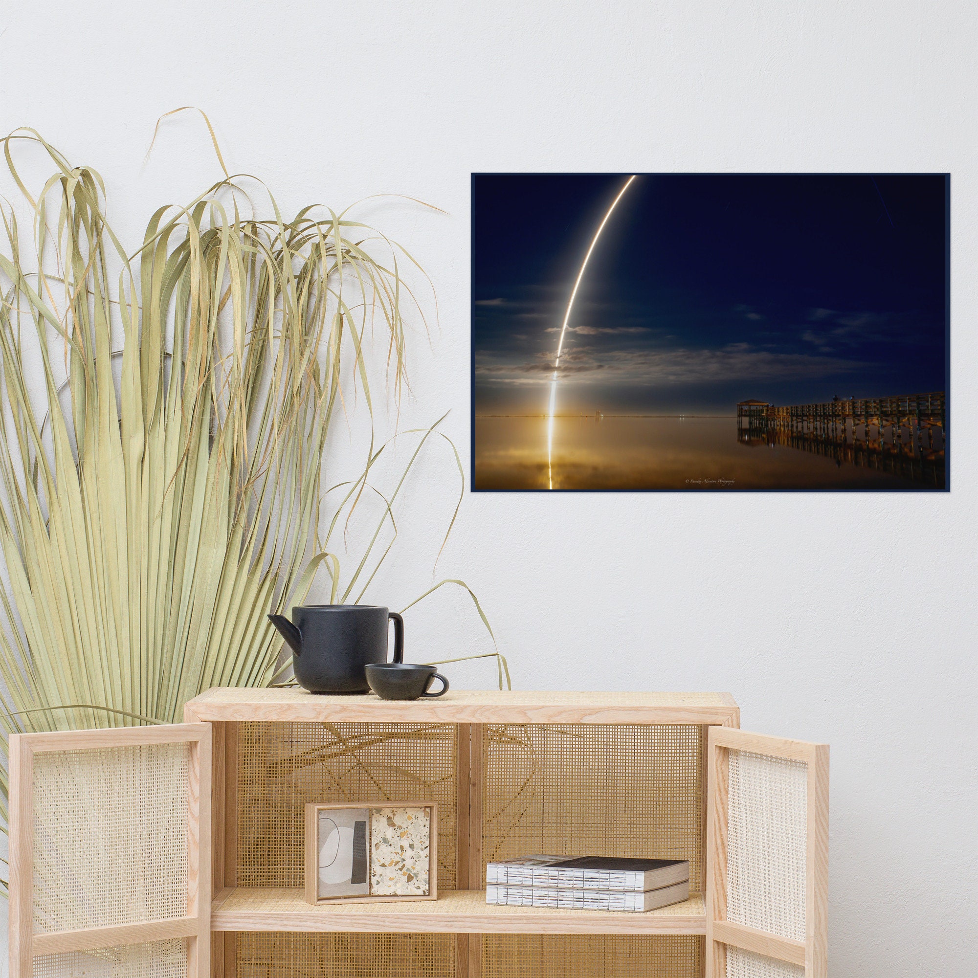 Spacex Falcon 9 Launch Poster Print, Starlink Group 5-3, Space Theme ...