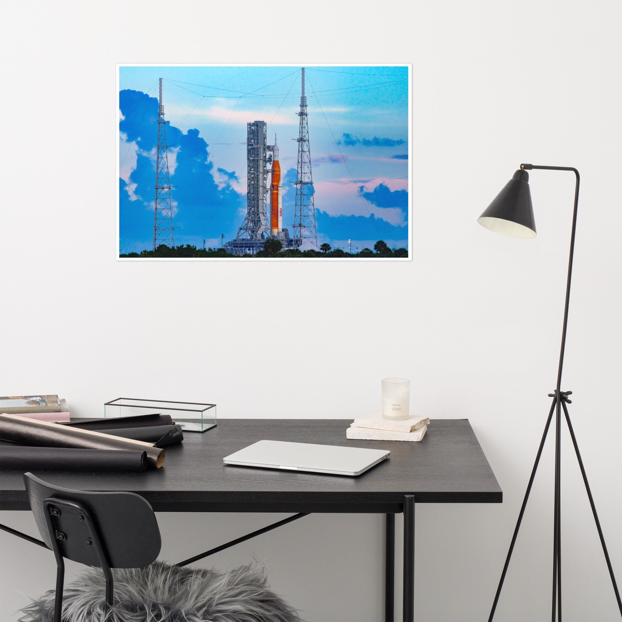 Sunset Nasa's Artemis Rocket Matte Poster Print - Etsy