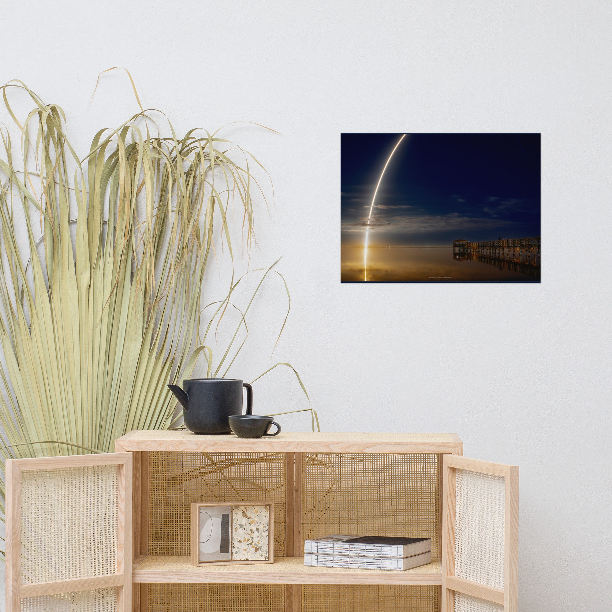 Spacex Falcon 9 Launch Poster Print, Starlink Group 5-3, Space Theme ...