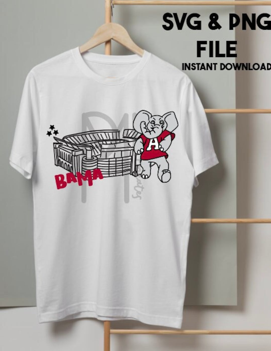 Alabama Football Collage With Stadium and Mascot Bama Football Roll ...