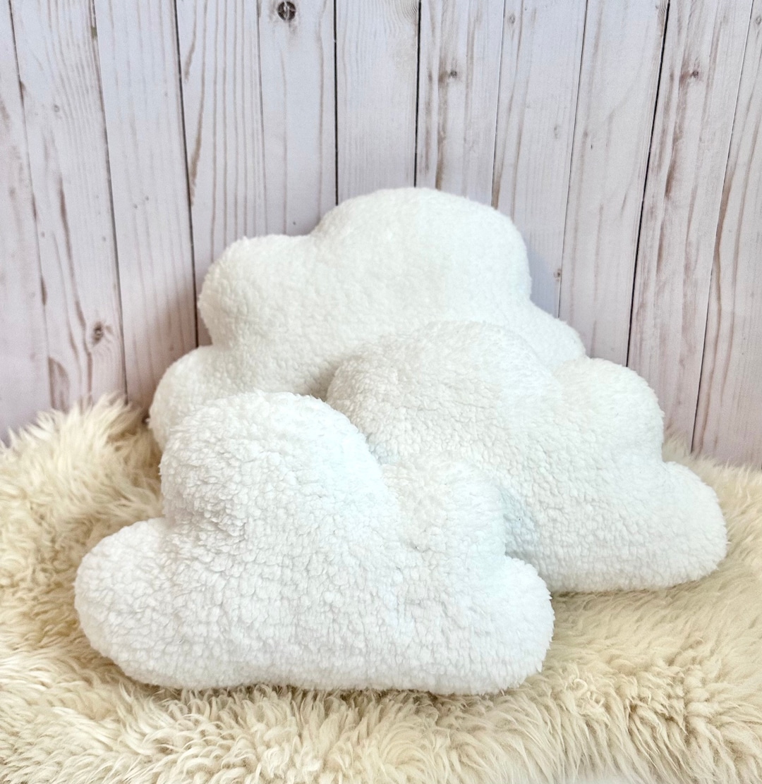 Cloud Pillow Sherpa Cloud Cloud Cushion Cloud Shape Cloud - Etsy