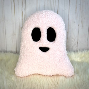 Pink Ghost Pillow, Halloween Pillow, Ghost Plush Pillow, Ghost Cushion ...