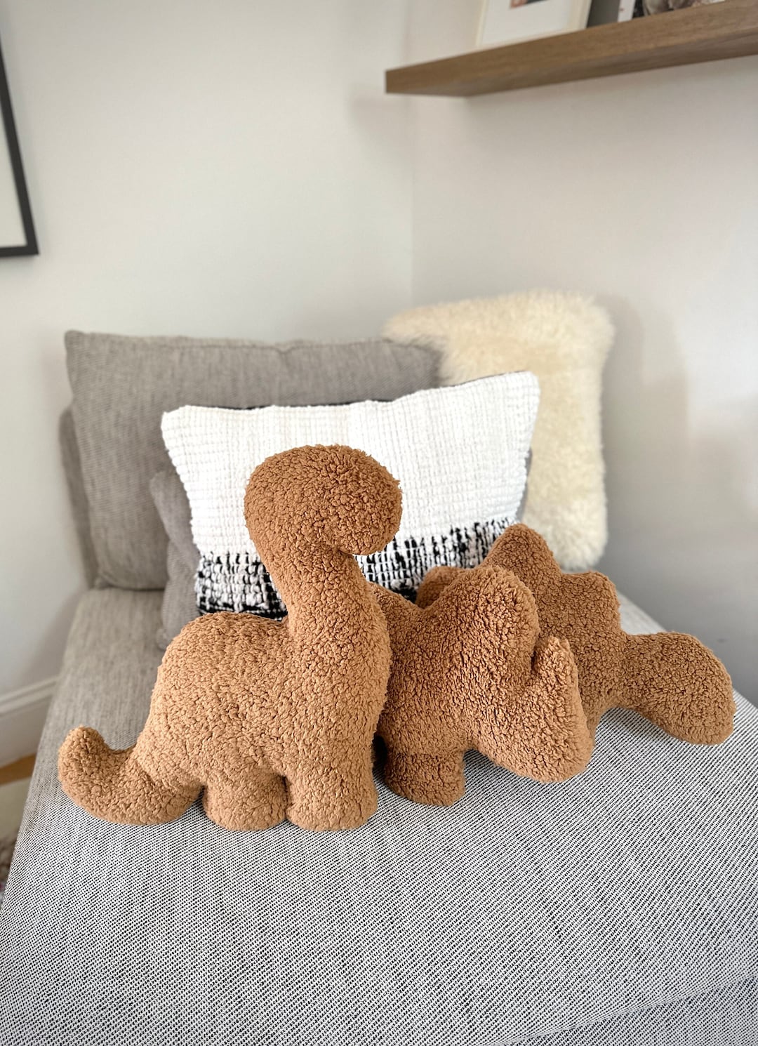 Handmade Dinosaur Nugget Pillows|dinosaur Nugget Plush|dino Decor ...