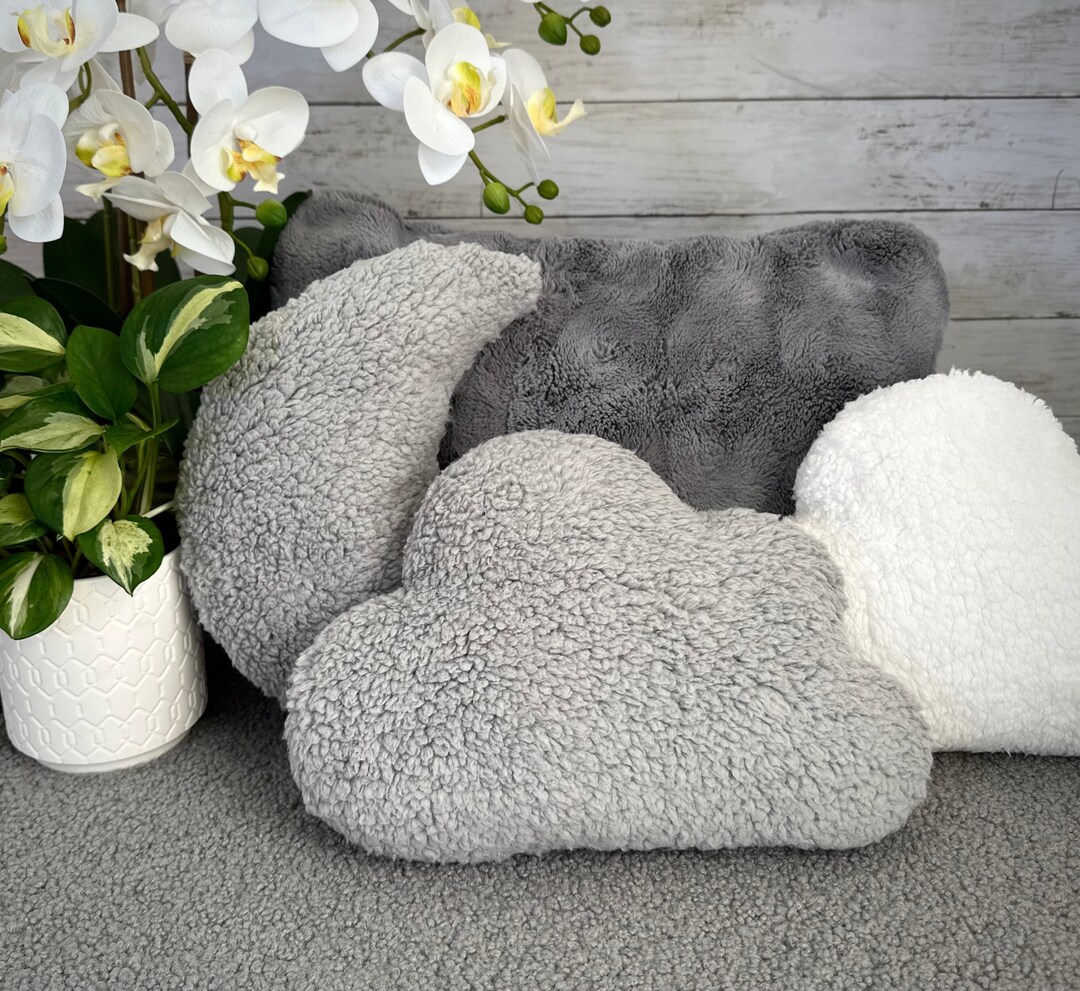 Medium Cloud Pillow, Stuffed Cloud, Cloud Cushion, Cloud Shape, Cloud ...