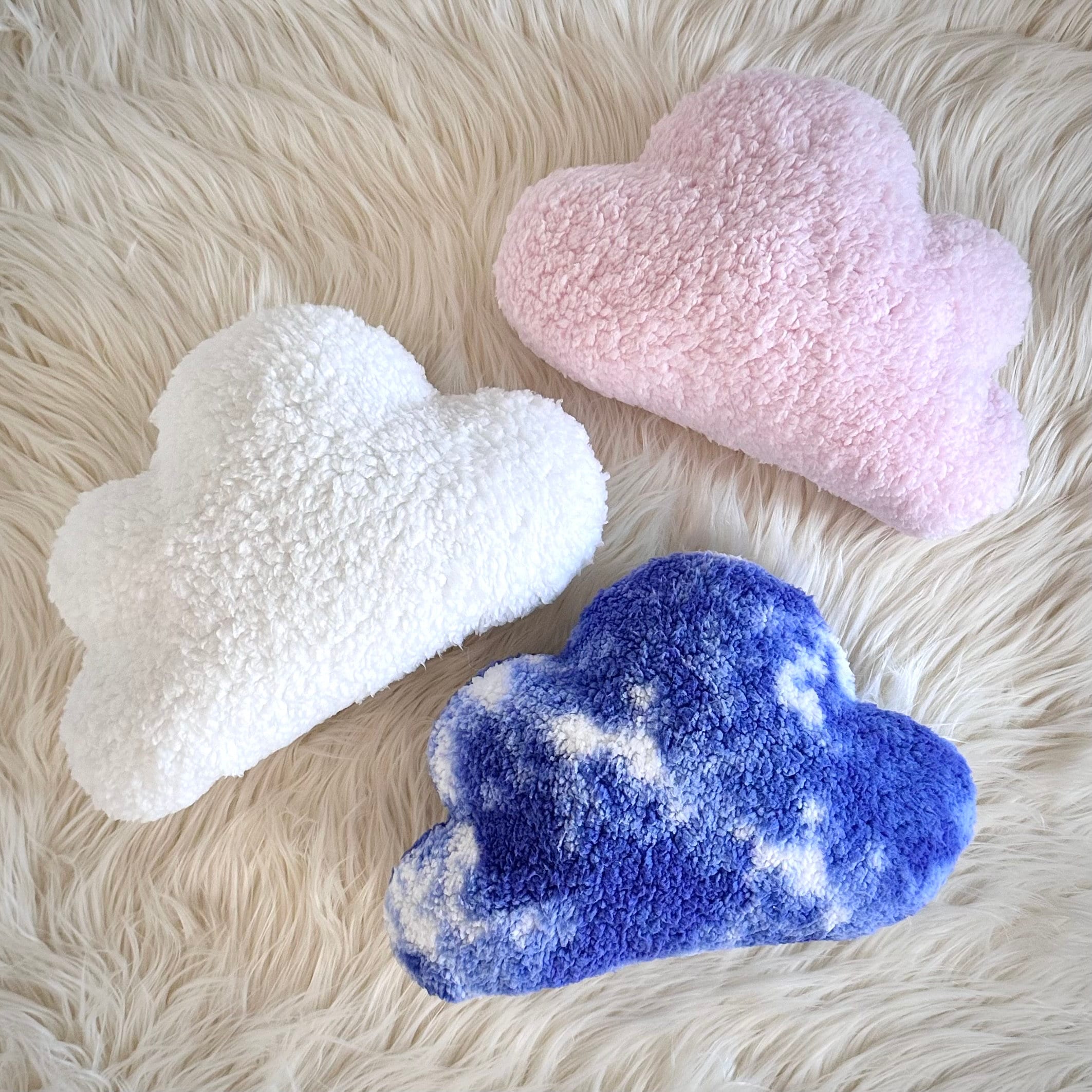 Cloud Pillow, Sherpa Cloud, Cloud Cushion, Cloud Shape, Cloud Decor ...
