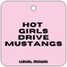 Pink hot Girls Drive Vw's Vanilla-scented Car Freshener Pink ...