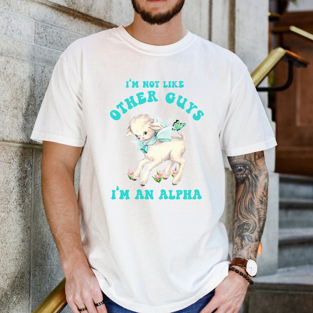 Ironic Alpha Male Shirt Weird Shirt Funny Mens Shirt Funny Animal Shirt ...