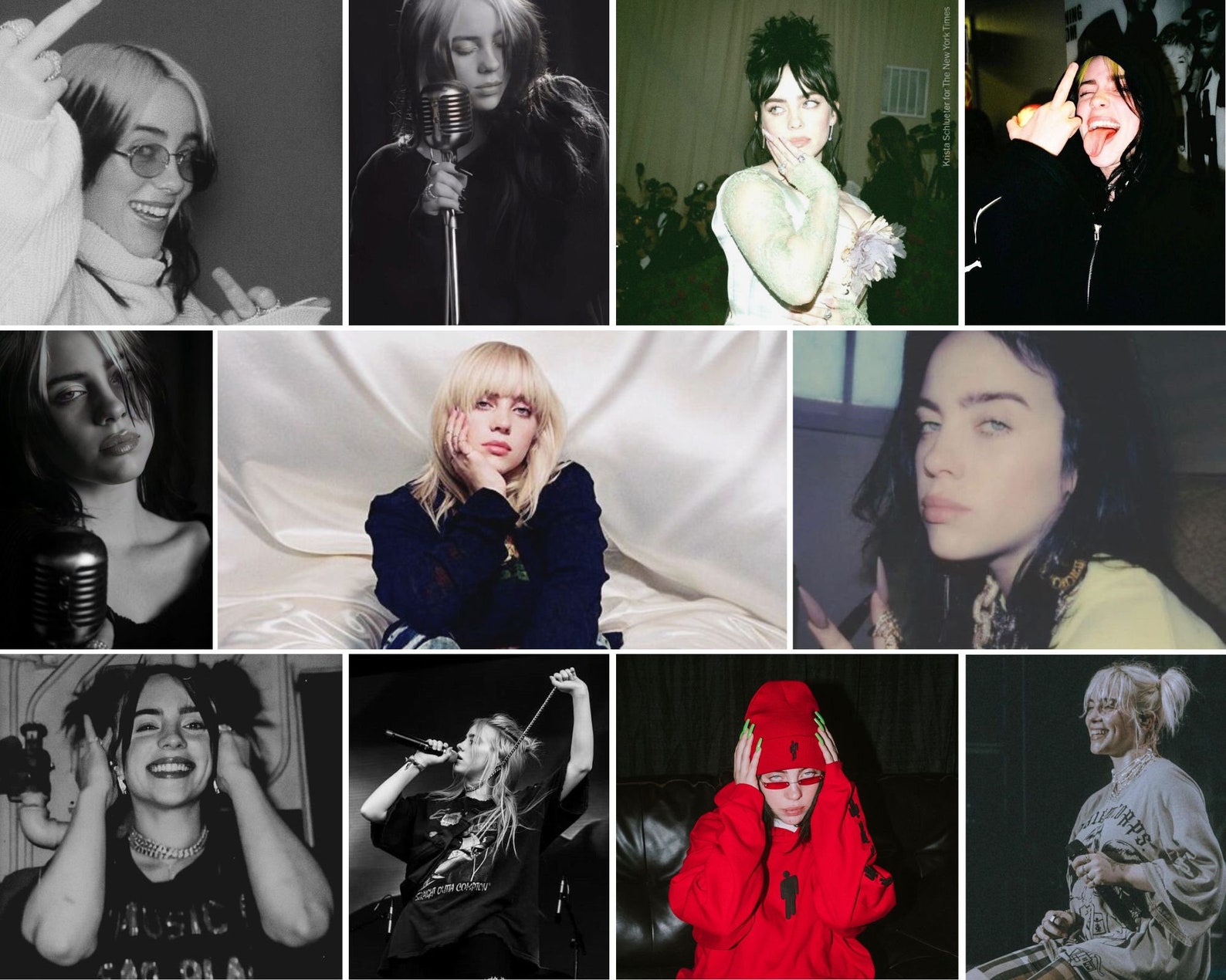 Billie Eilish Aesthetic Wall Collage Kit Dorm Roomphoto - Etsy