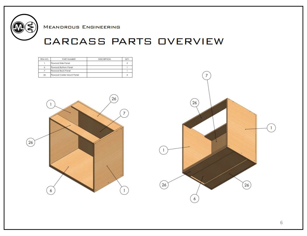 DIY Mobile Tool Cart Build Plans - Etsy