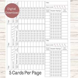 Bookstagrammer Library Cards | Printable Library Cards | Personal ...
