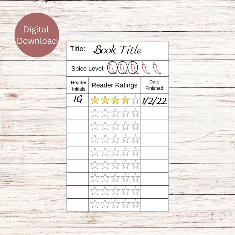 Bookstagrammer Library Cards | Printable Library Cards | Personal ...