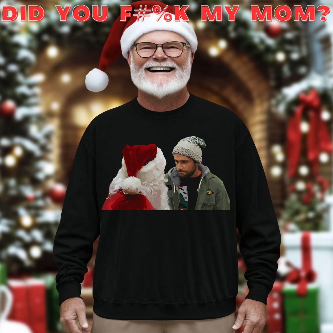 Funny Its Always Sunny Christmas Crewneck, Charlie Day and Santa ...