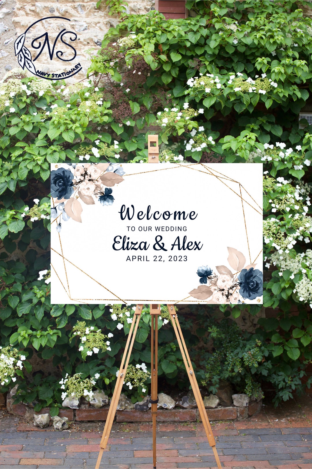 ELIZA WELCOME WEDDING Sign, Editable Template, Custom Sign, Digital ...