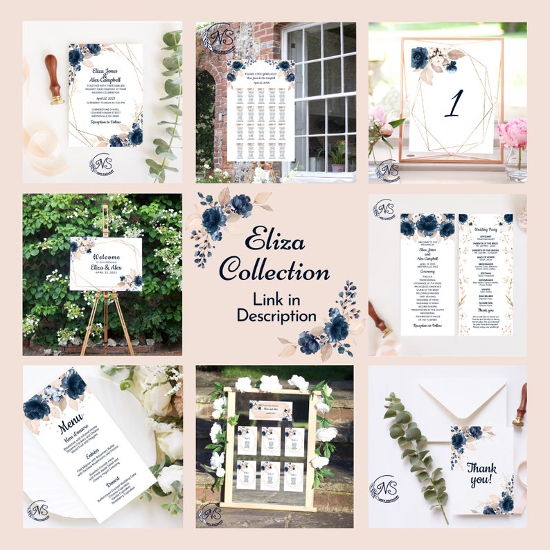 ELIZA WELCOME WEDDING Sign, Editable Template, Custom Sign, Digital ...