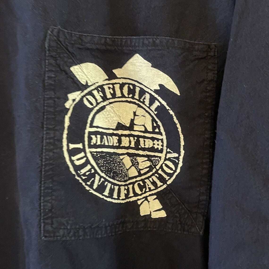 Vintage 90s Retro Urban ID Official Identification XL Shirt - Etsy