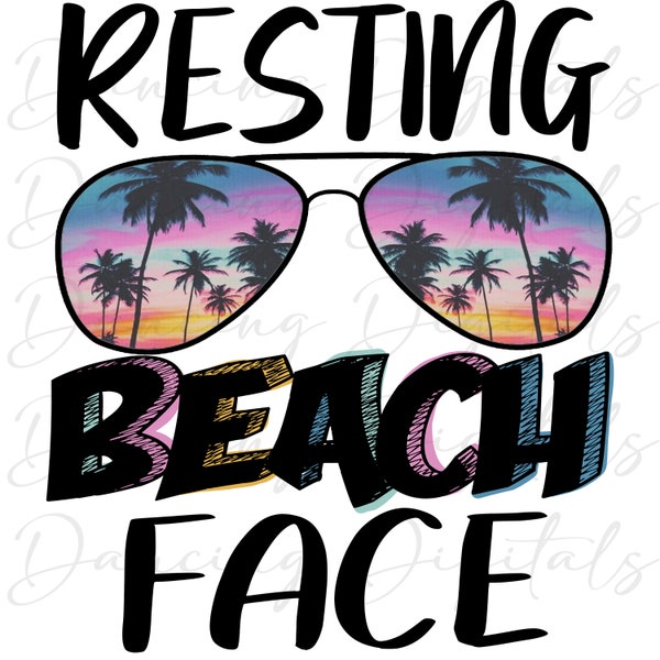 Resting Beach Face - Etsy