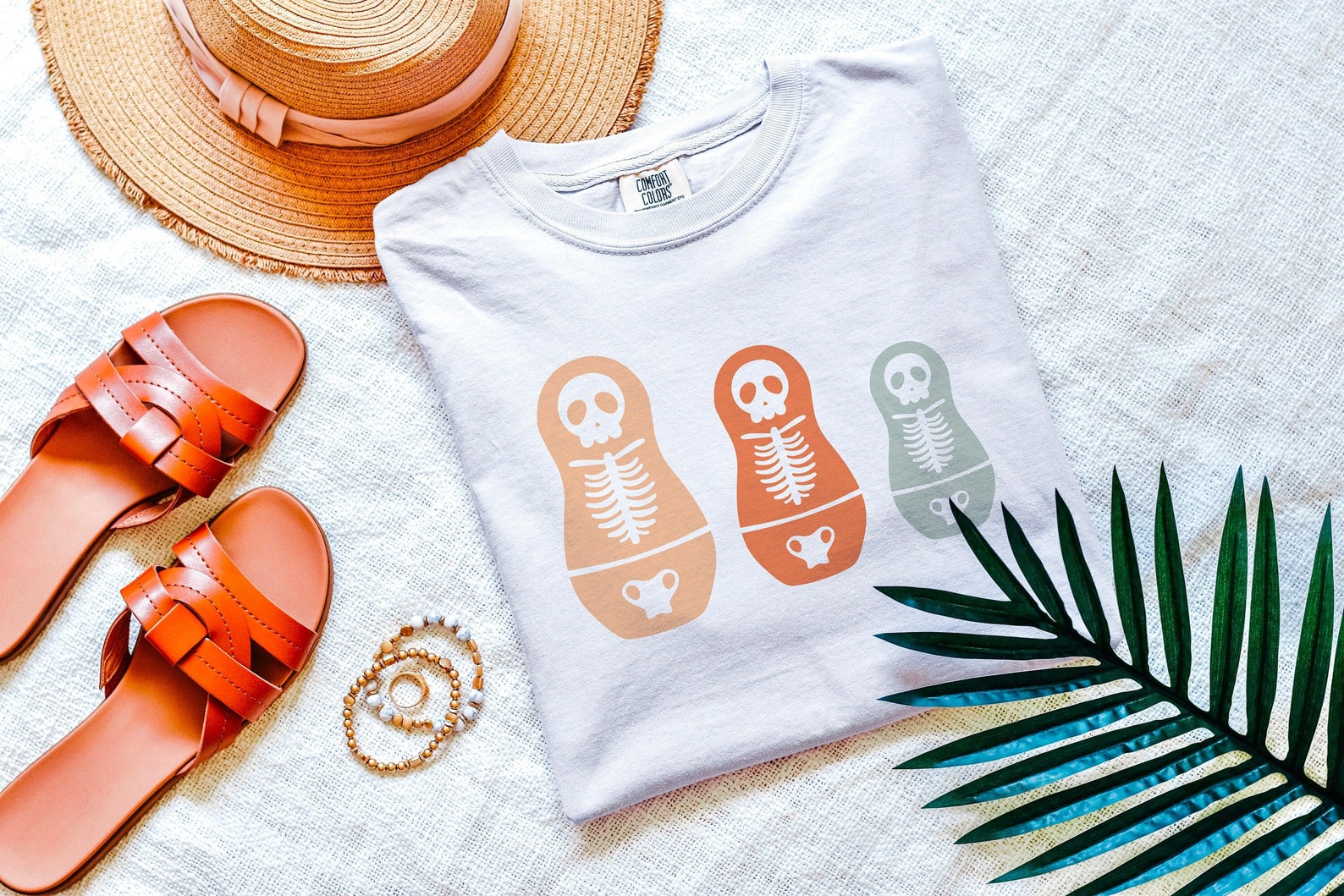 Bright Skeleton Nesting Dolls T-shirt Halloween Skeleton - Etsy