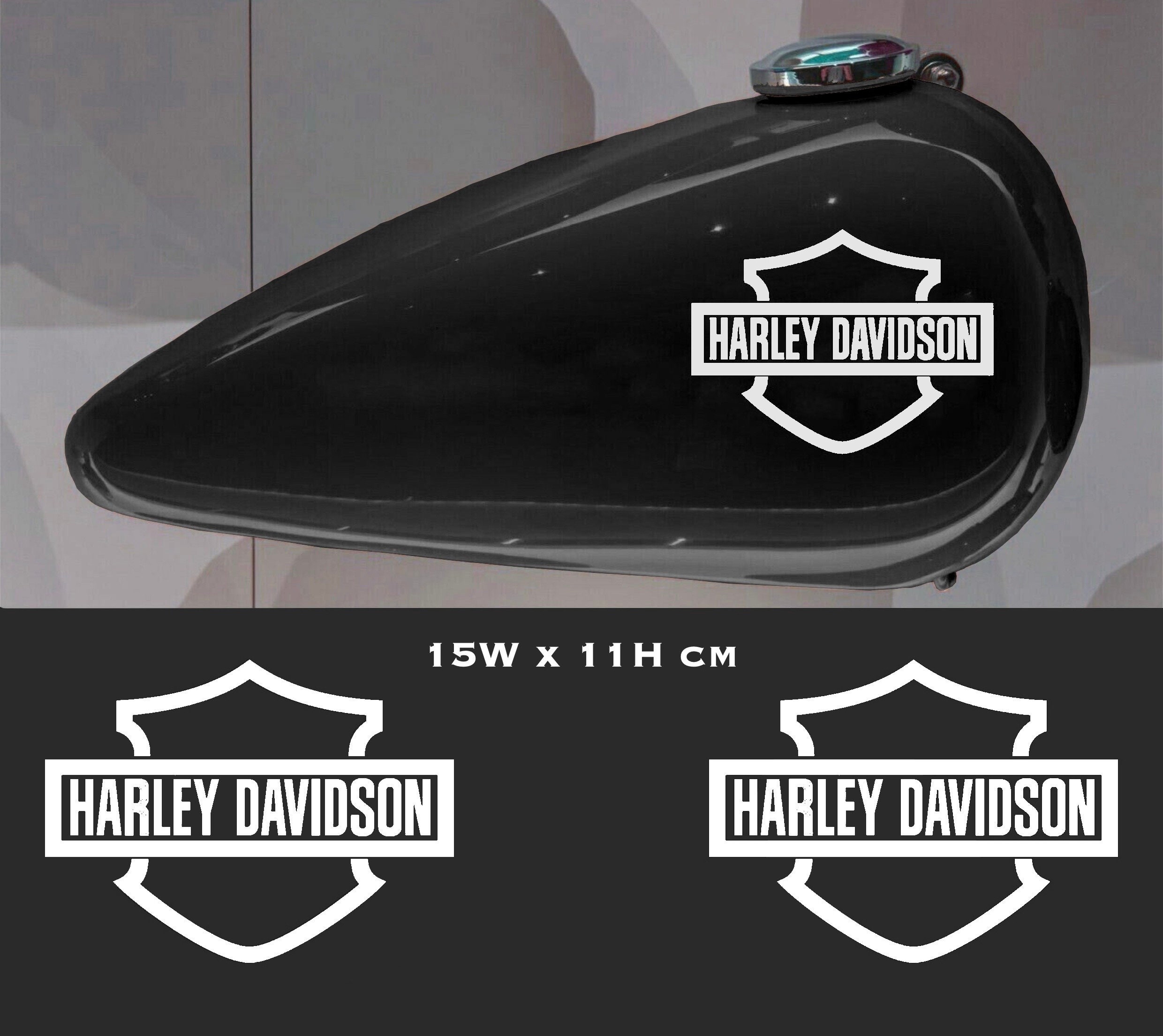 Harley Davidson Sticker / Decal / 2 Sticker Pro Bestellung - Etsy