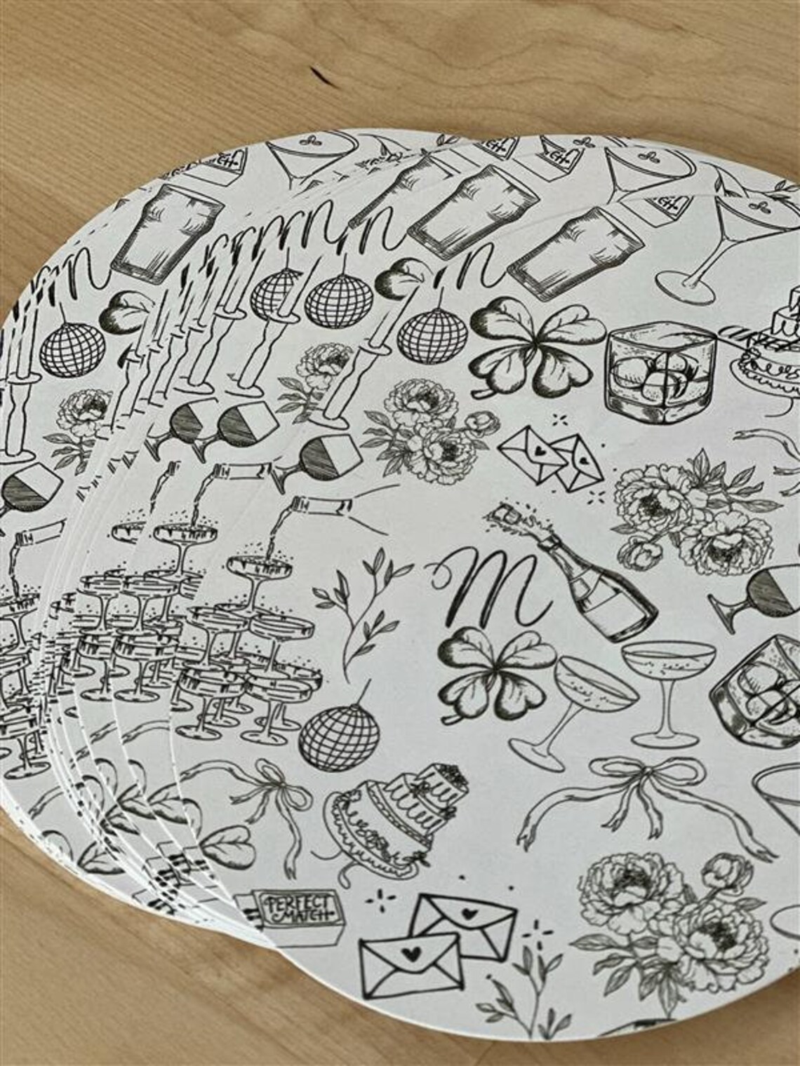 Custom Wedding/event Collage, Pattern, Toile - Etsy