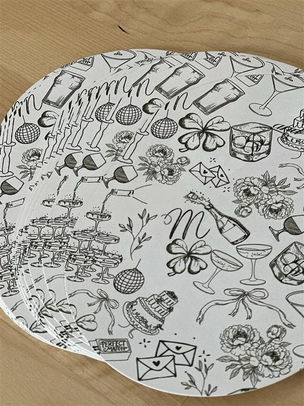 Custom Wedding/event Collage, Pattern, Toile - Etsy