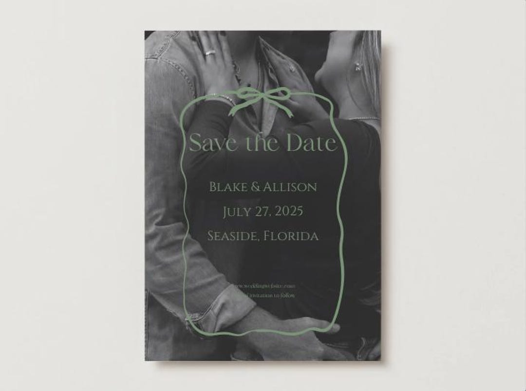 Charming Save the Date Customizable Template| Editable Digital Download ...
