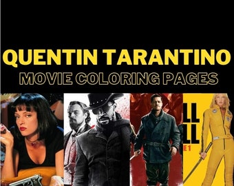 Pulp Fiction Coloring Book - Etsy