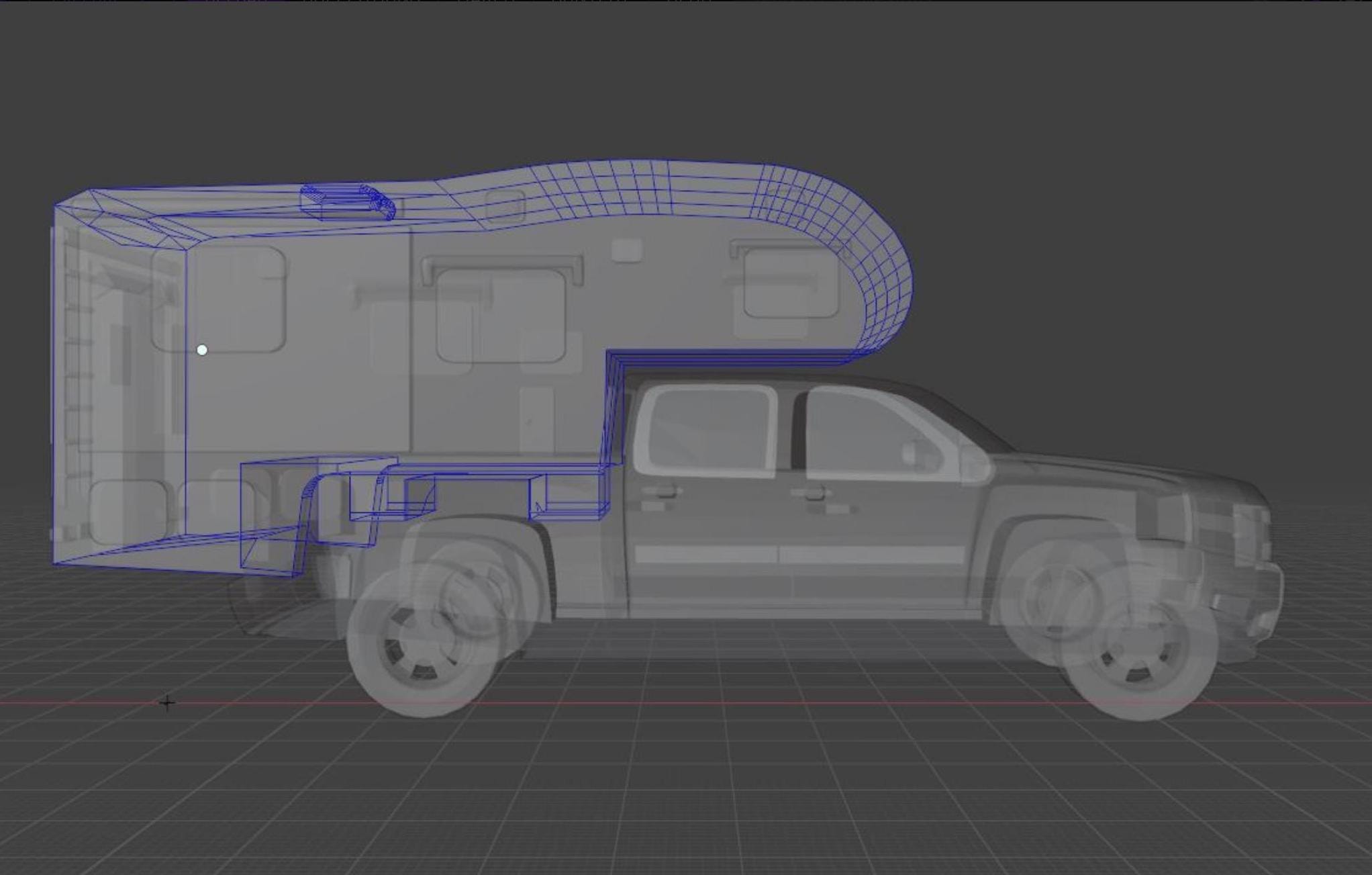 1/64 Scale Pickup Bed Camper STL Files - Etsy